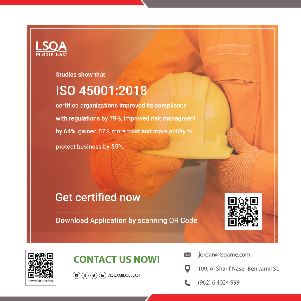 ISO 45001:2018 | LSQA Middle East