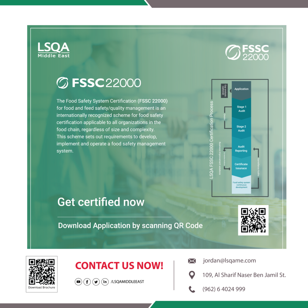 FSSC 22000 | LSQA Middle East